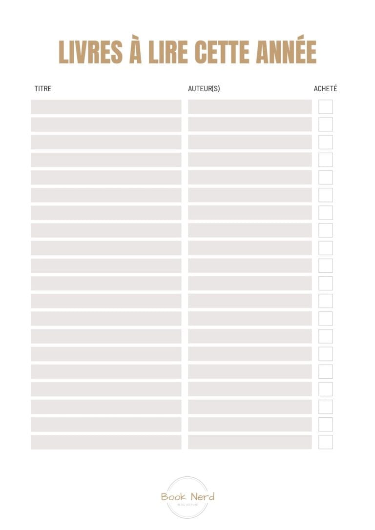 Téléchargez le carnet de lecture gratuit à imprimer (22 modèles de page ...